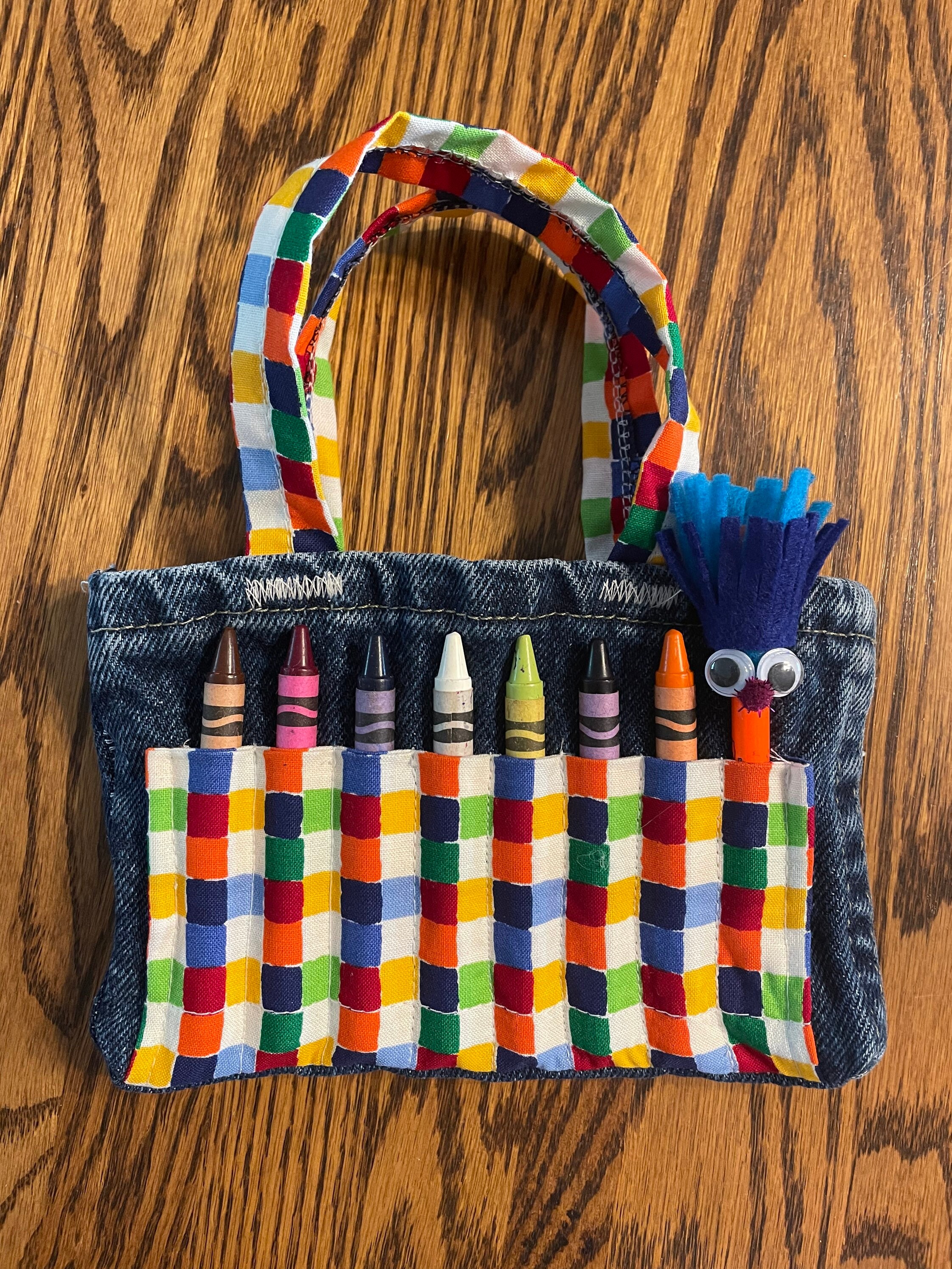 Crayon To-go Bag W/ Accessories - Etsy