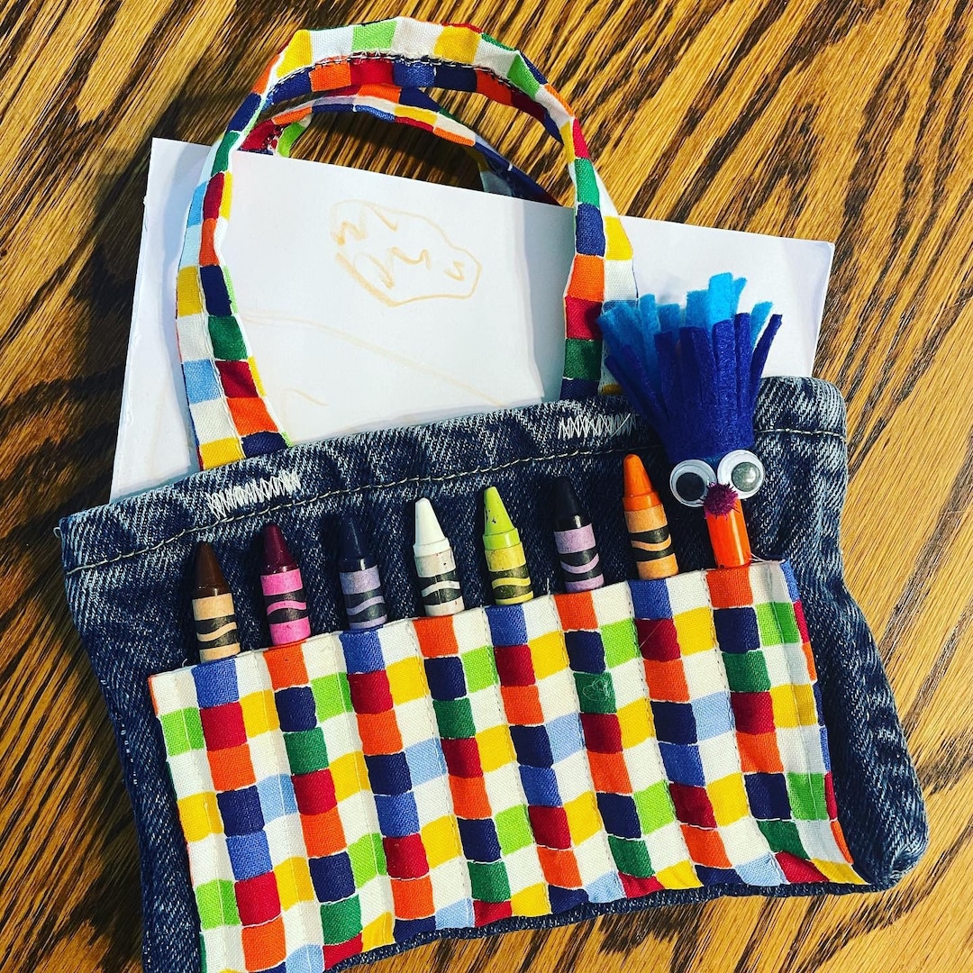 Crayon To-go Bag W/ Accessories - Etsy
