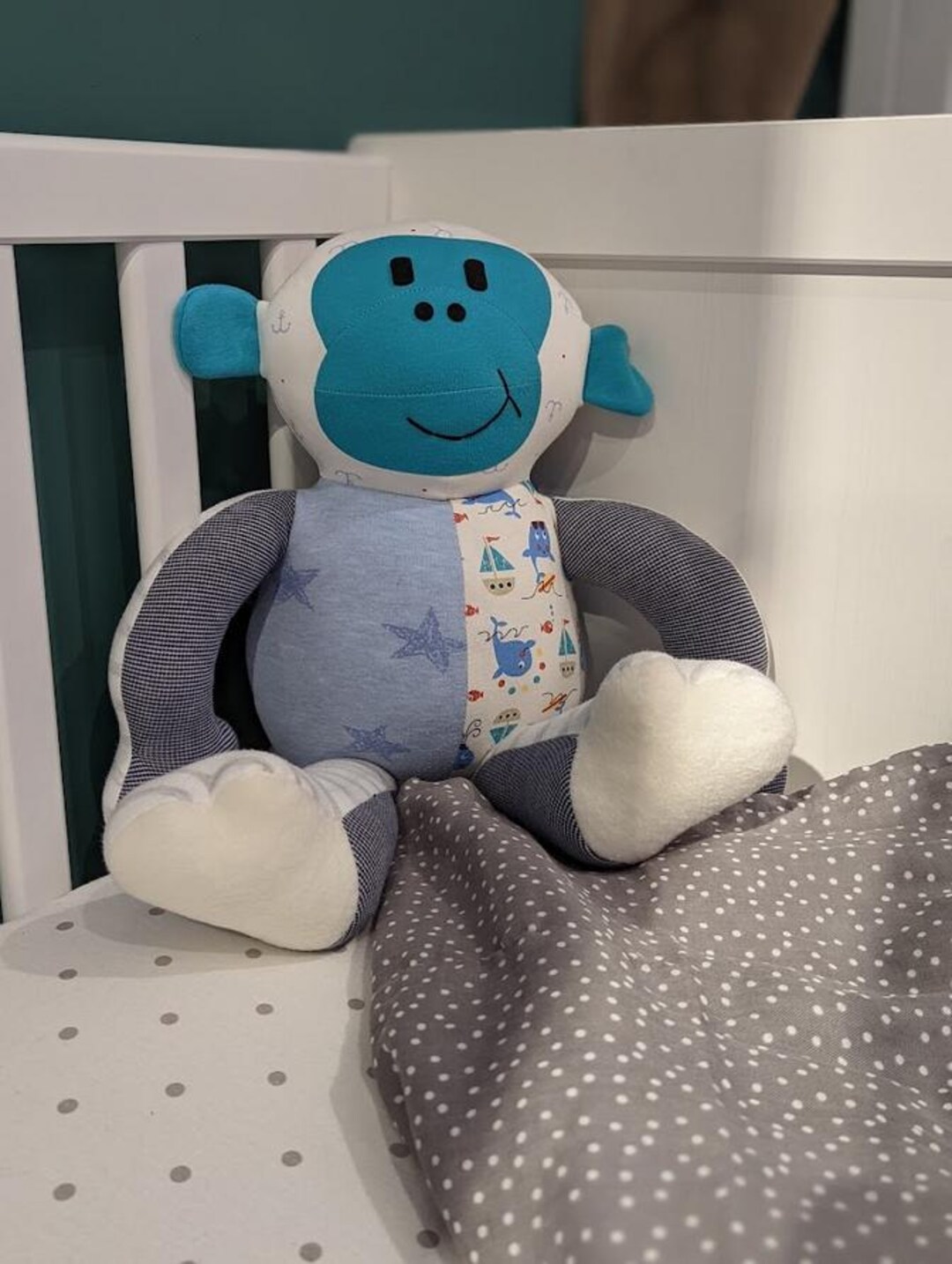 Memory Monkey Keepsake Monkey, Handmade, Bespoke - Etsy