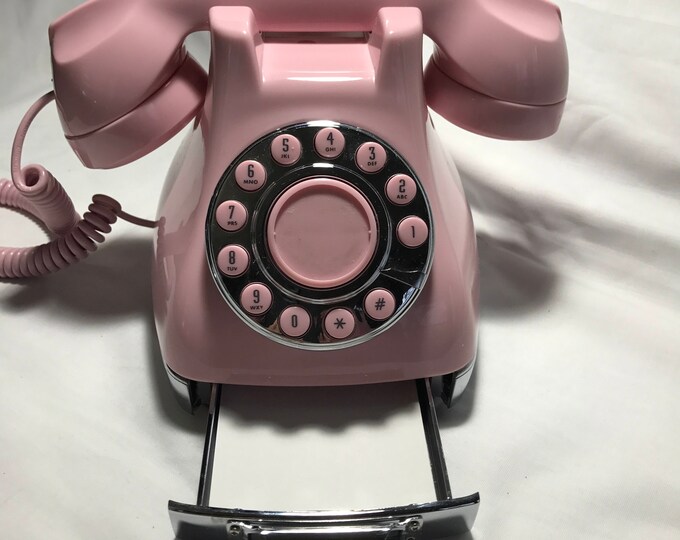 Retro Mary Kay Pink Metro Push Button Telephone - Etsy