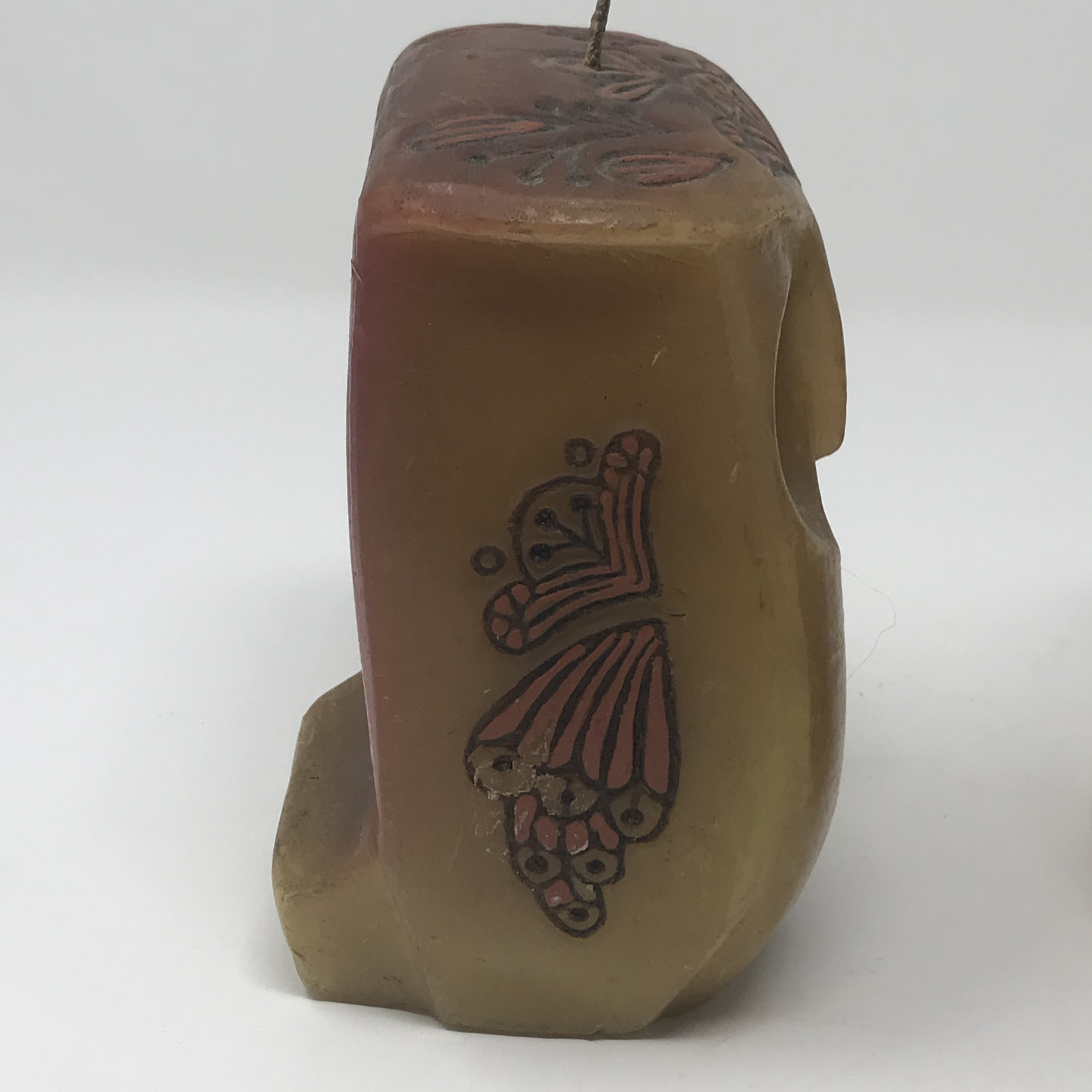 Pair MCM Owl Pillar Candle Chunky Owl Candle 70s Animal Candles ...