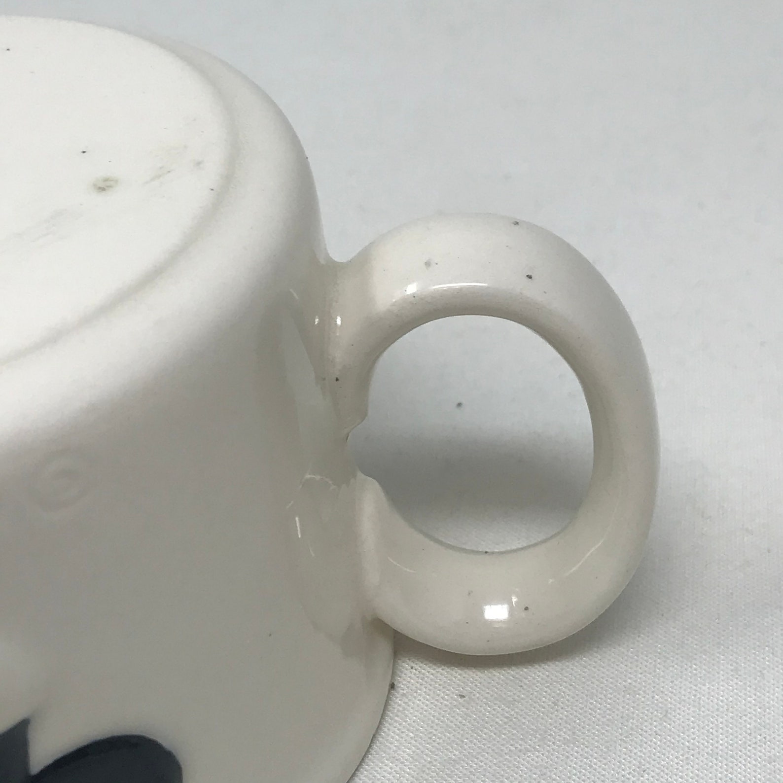 Vintage Ceramic Mickey Mouse Cup With Handle /Hand Painted Ceramic ...