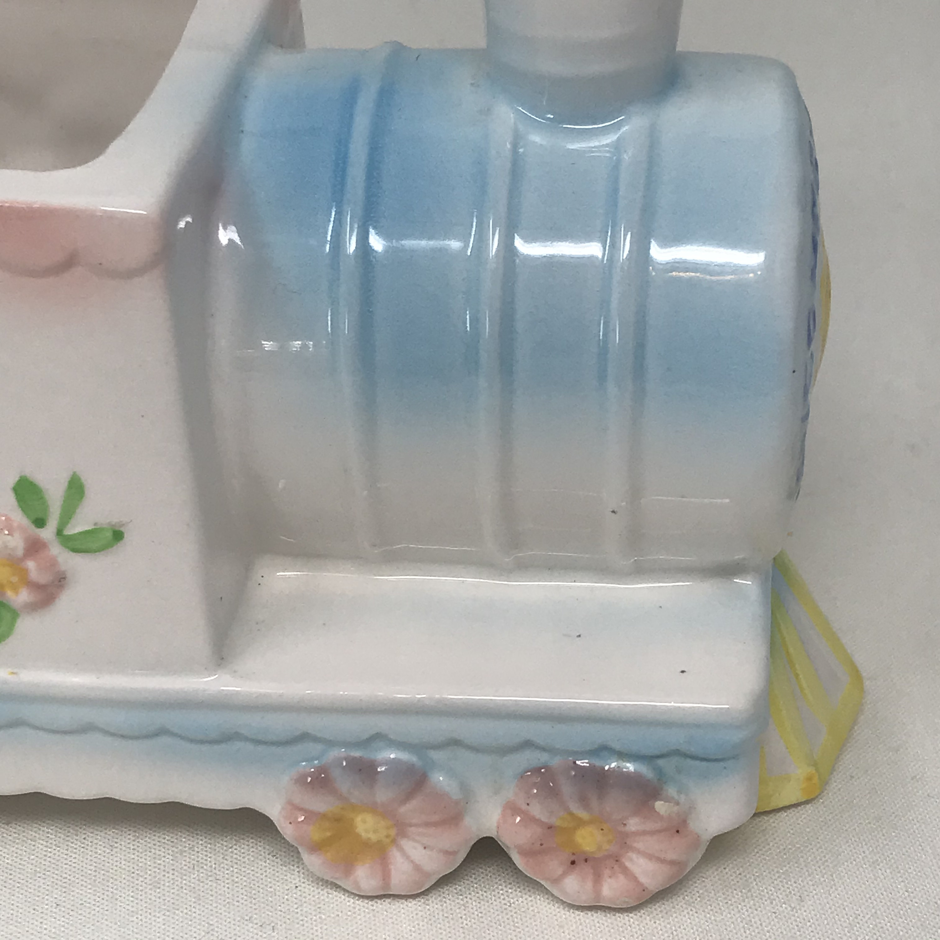 Lefton Train Nursery Planter/vintage Planter /nursery Decor /nursery ...