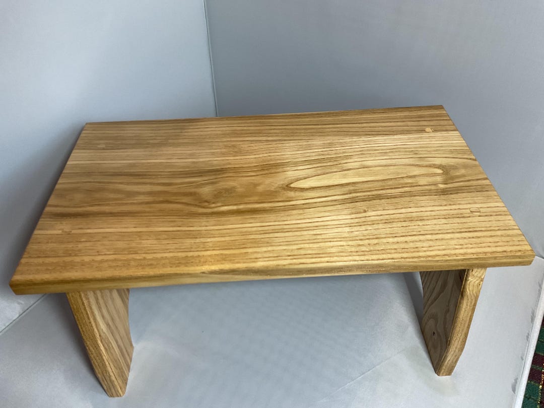 American Chestnut Hardwood Step Stool - Etsy