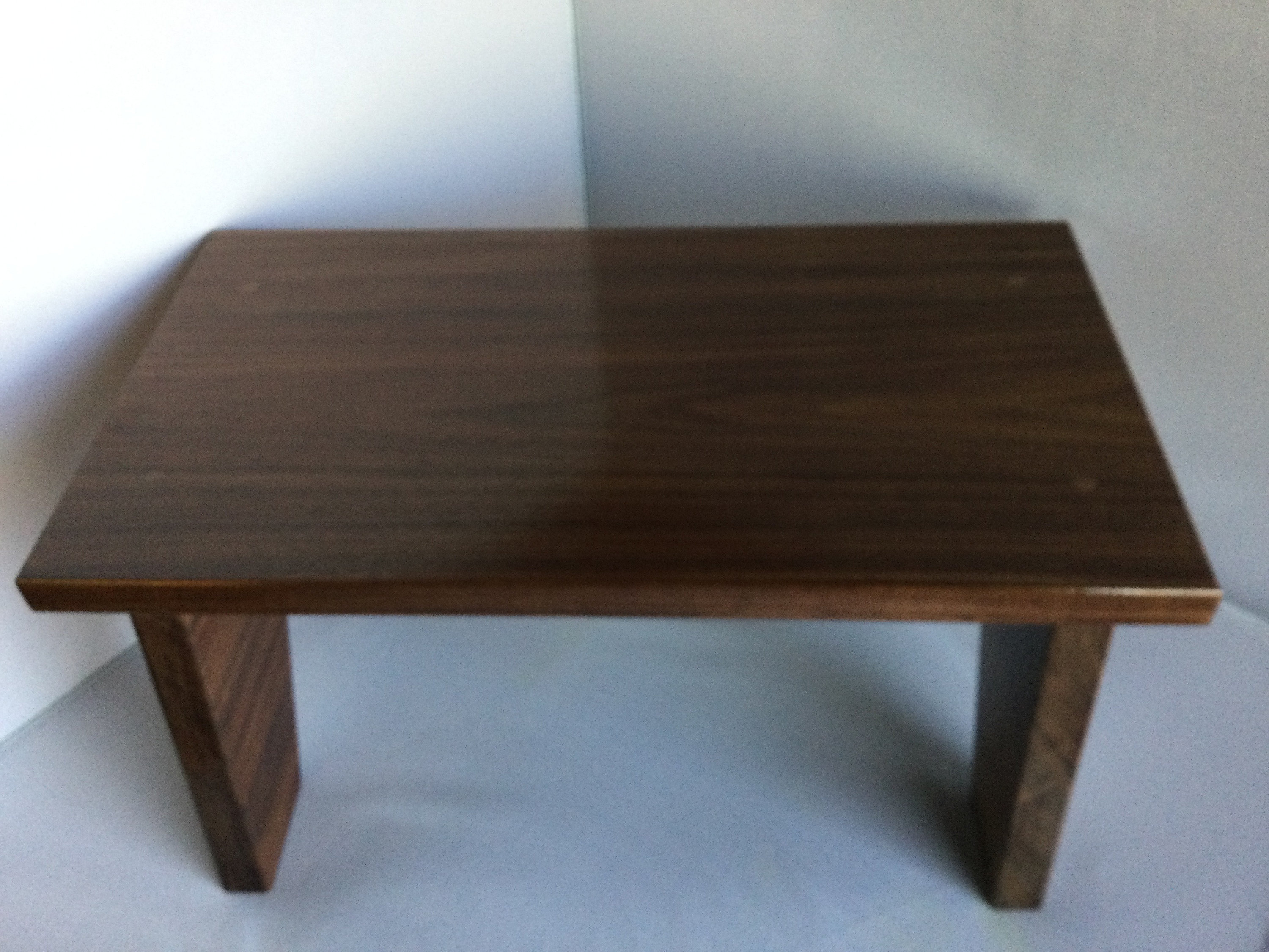 Mid-century Modern Step Stool Adult Walnut Hardwood Step Stool ...