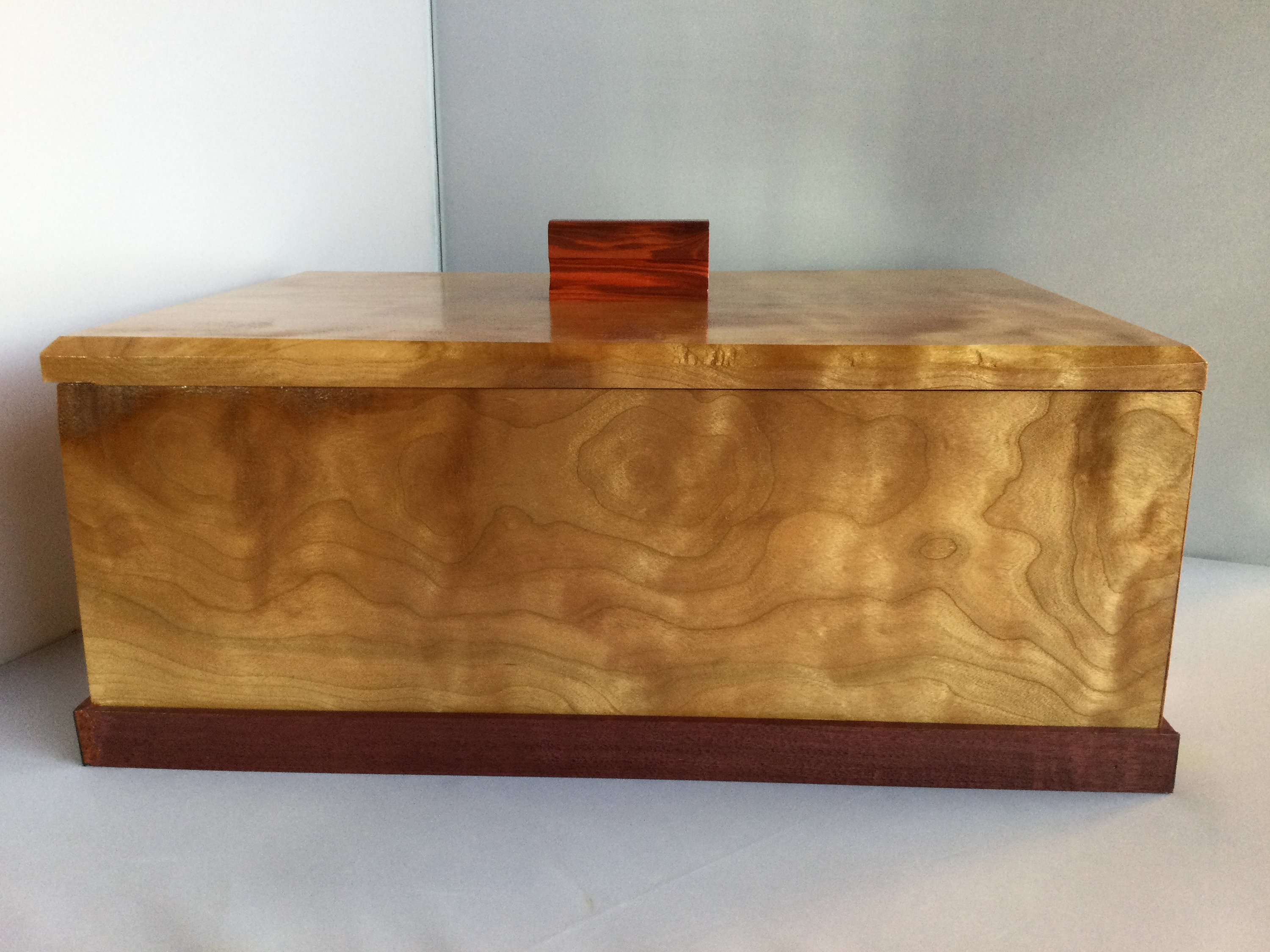 Handcrafted Cherry Memorial Box Wooden Box Gift Box - Etsy