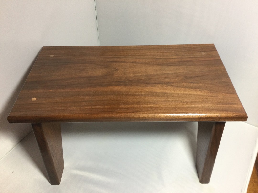Mid-century Modern Step Stool Adult Walnut Hardwood Step - Etsy