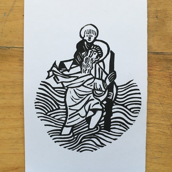 Linocut Print - Etsy