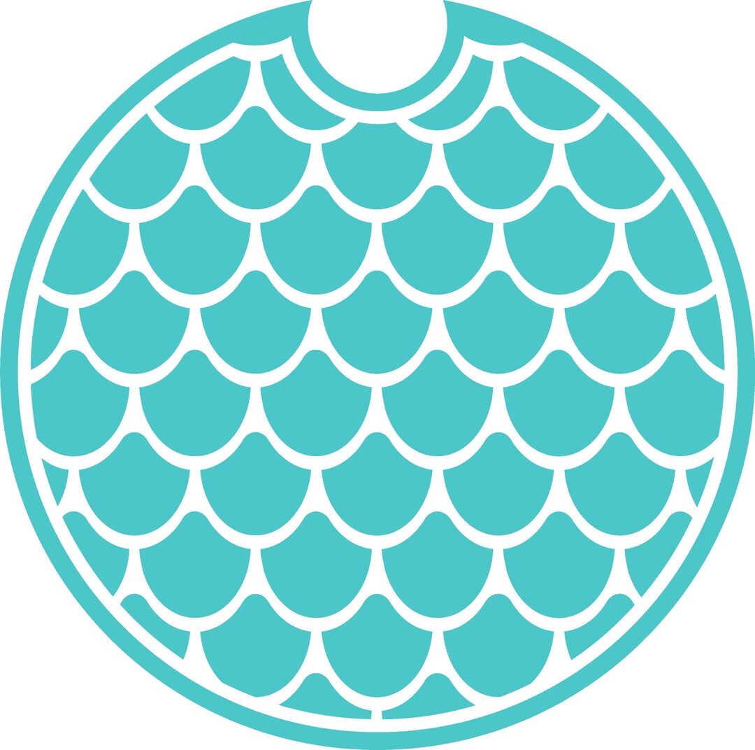 Scallop Shell Key Chain Digital Download - Etsy