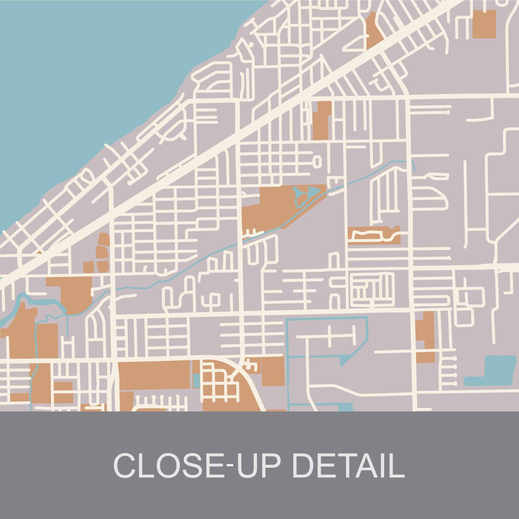 Fort Myers Map Fort Myers Print Fort Myers Poster Fort | Etsy France