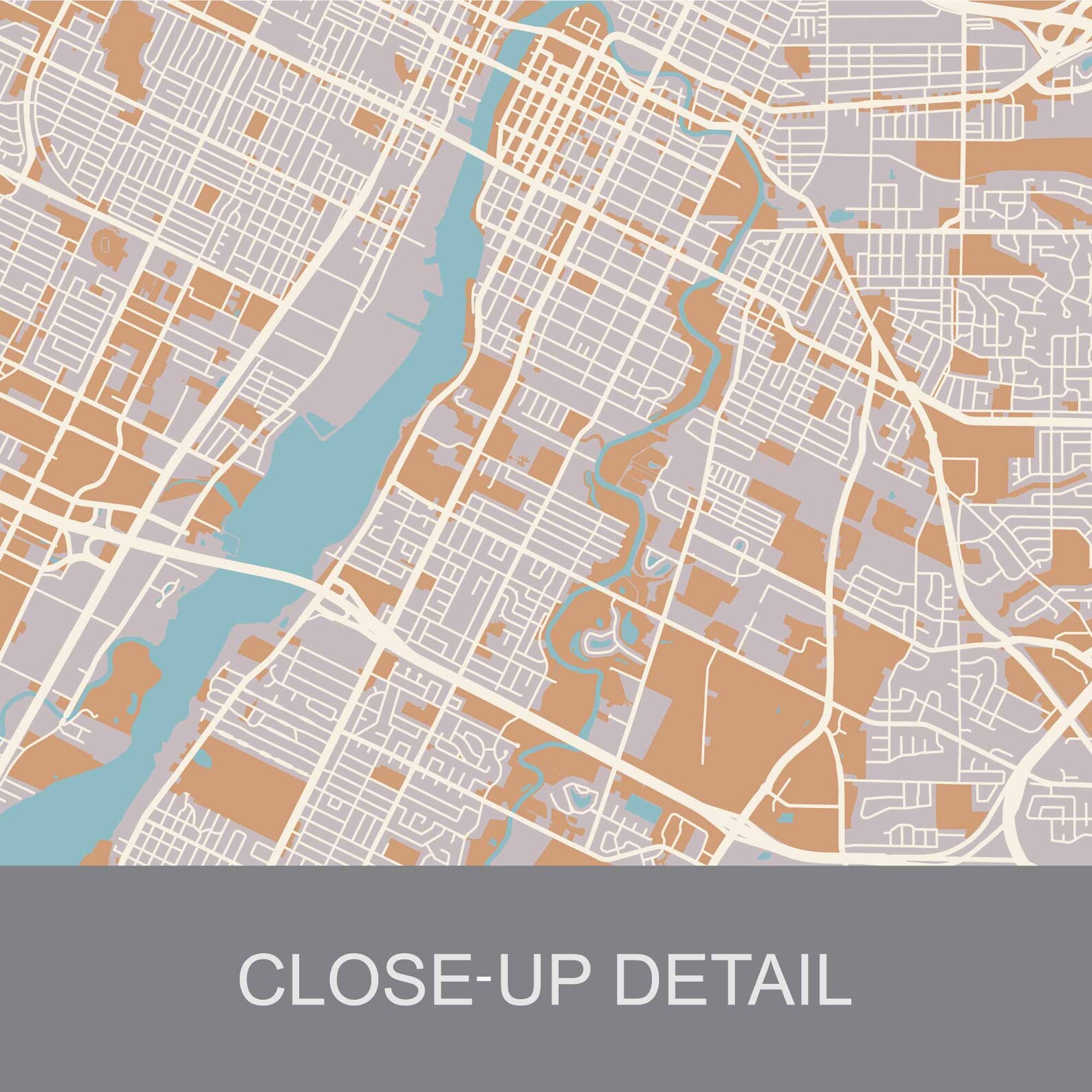 Green Bay Map Wisconsin Green Bay Print Green Bay Poster | Etsy