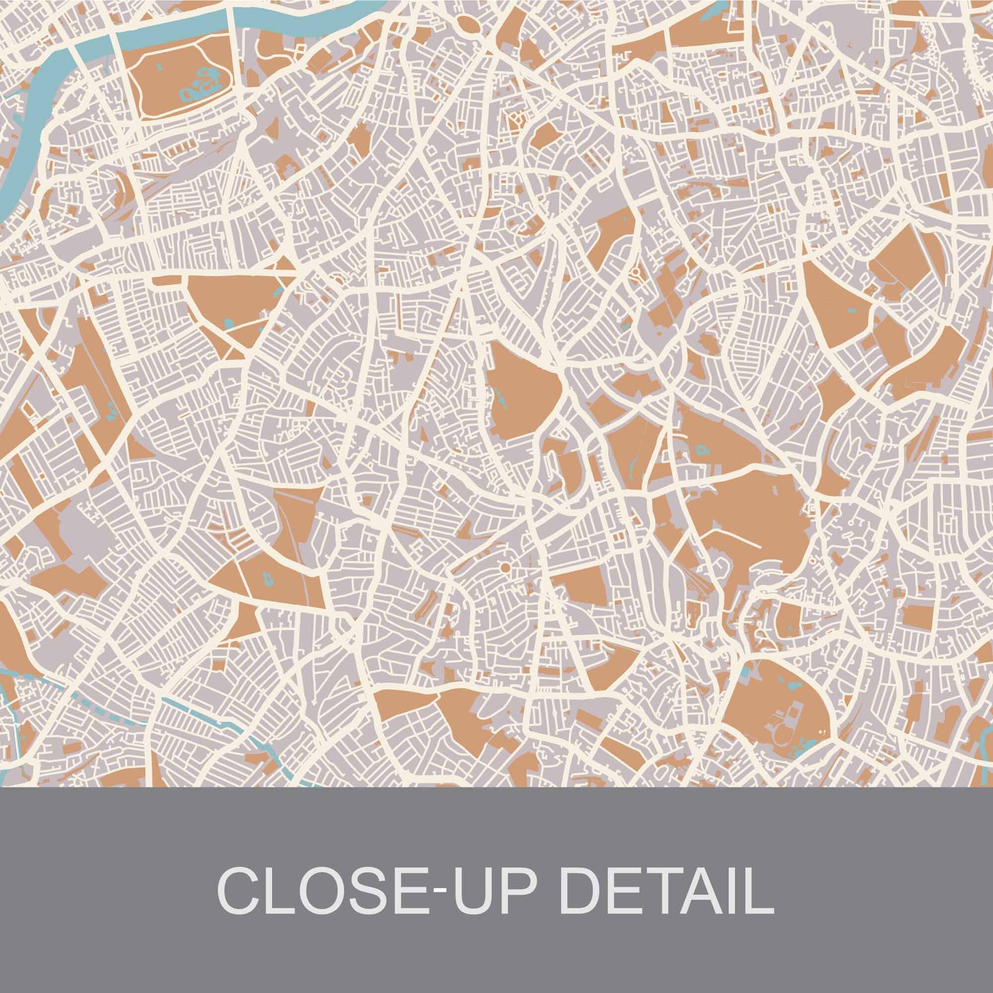 London Map London UK London Street Map London City Map | Etsy Canada