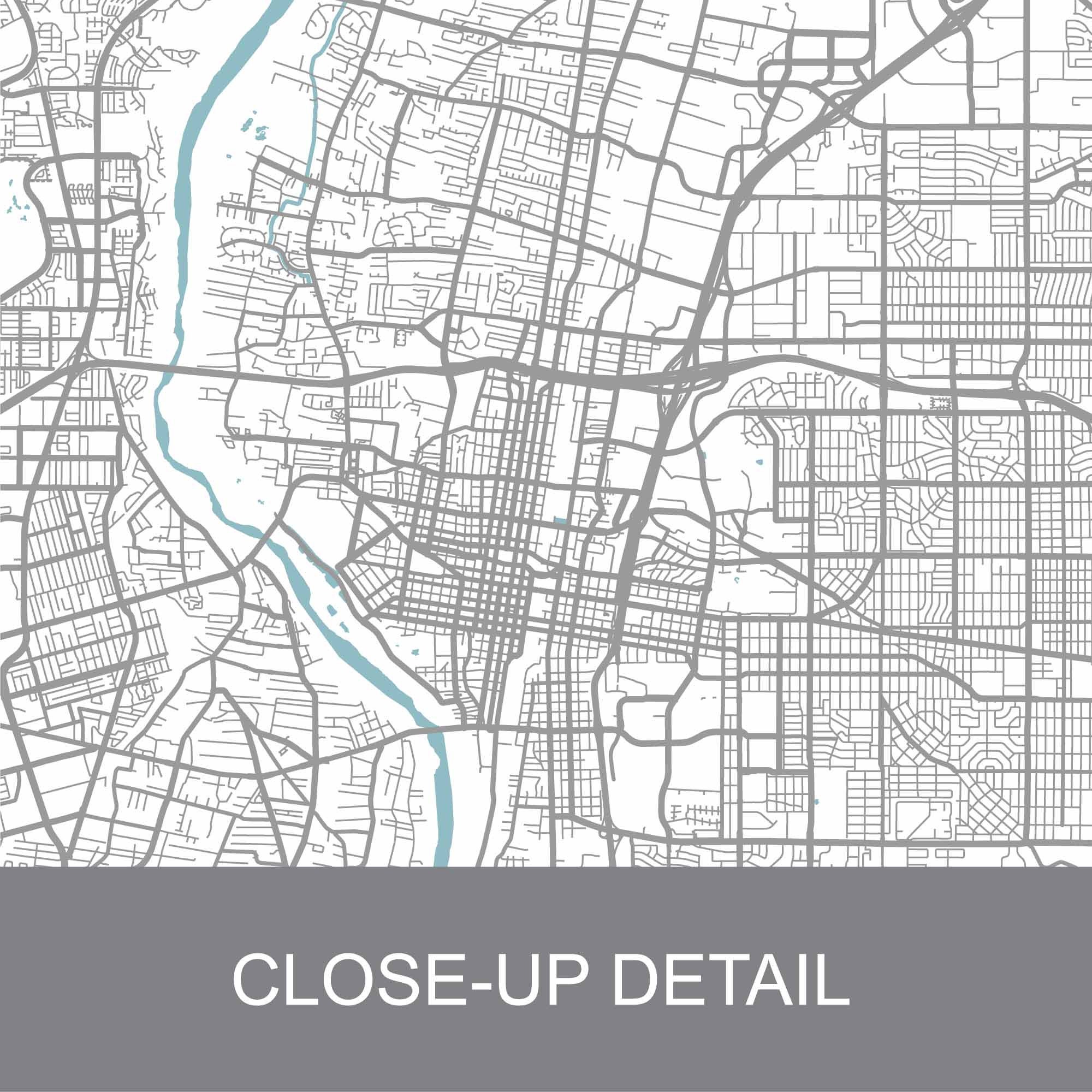 Custom City Map Digital Download Personalized Map Any City | Etsy Canada