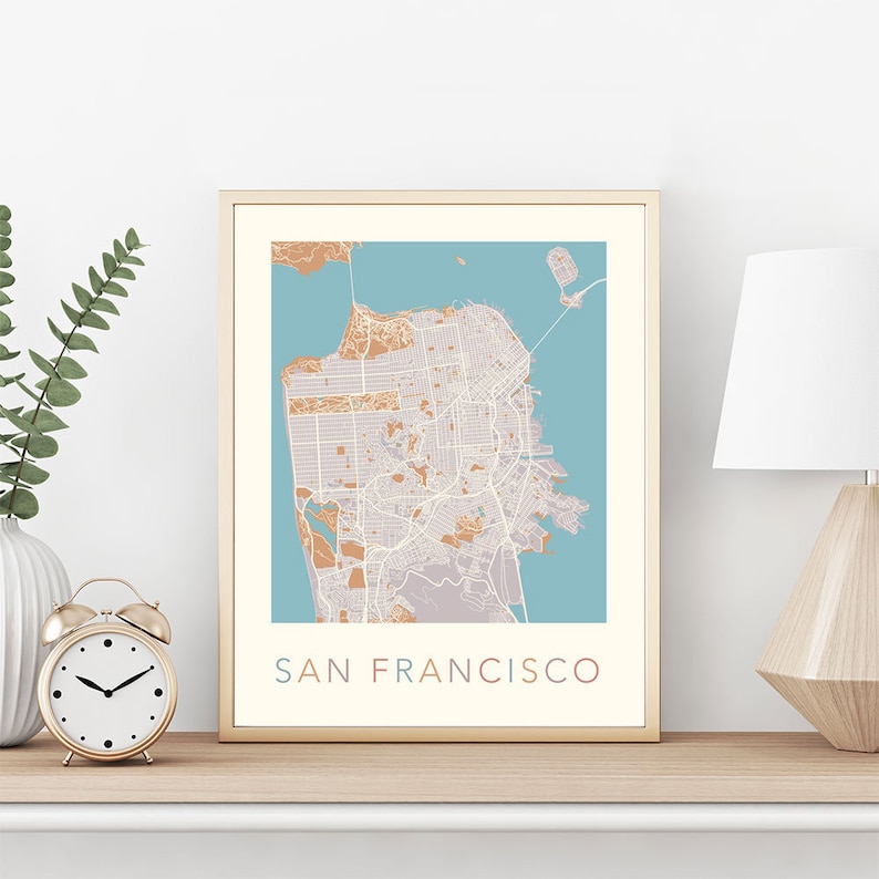 Custom City Map Personalized Map Any City Map Custom Map | Etsy