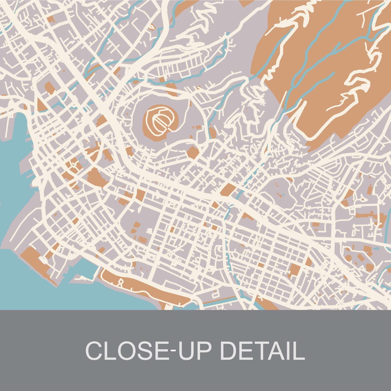 Honolulu Map Honolulu Poster Honolulu Print Honolulu City - Etsy