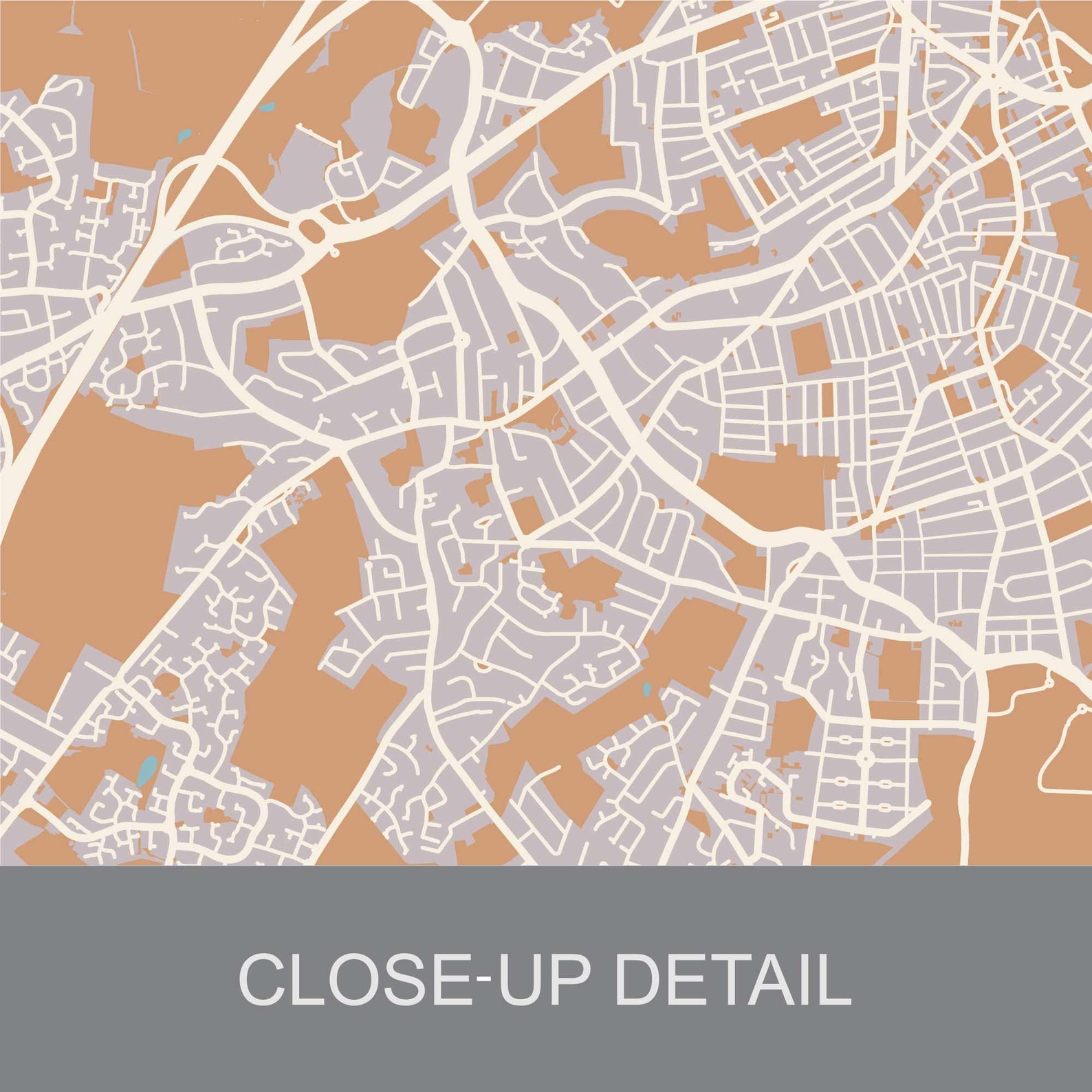 Derby Mapa Mapa de Derby Derby City Mapa Derby Street Mapa | Etsy