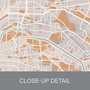 El Paso Map, El Paso TX, El Paso Poster, El Paso Print, El Paso City ...