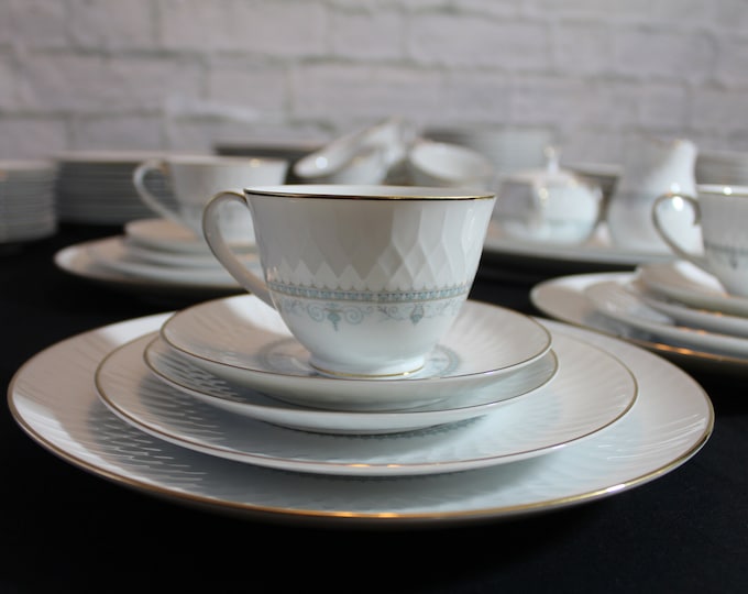 Rare Noritake Lorenzo Porcelain China Set for 11 Persons Plus Extra ...