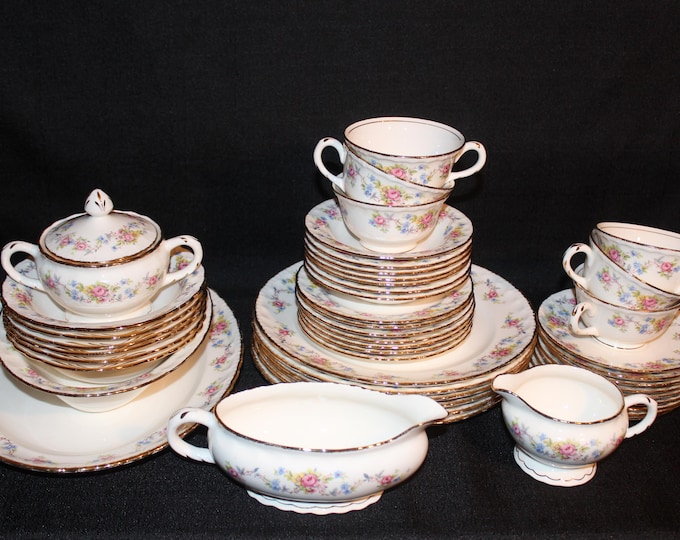 Vintage Pope Gosser China Hand Painted Small Pitcher Creamer Porcelain ...