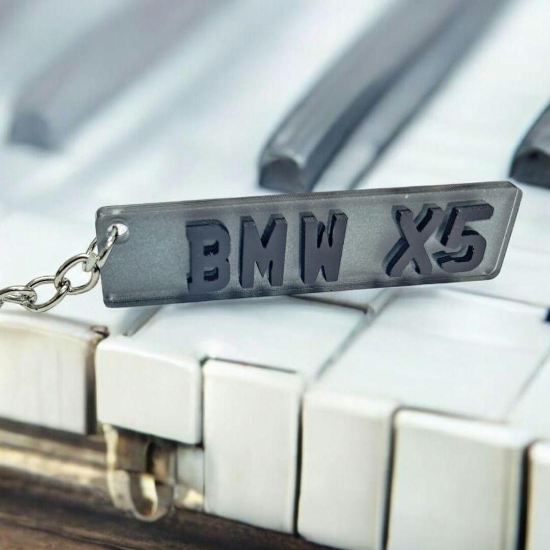 Personalised Number Plate Keyring Acrylic - Etsy
