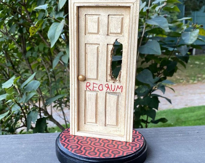 The Shining Redrum Door Horror Décor Miniature Diorama - Etsy