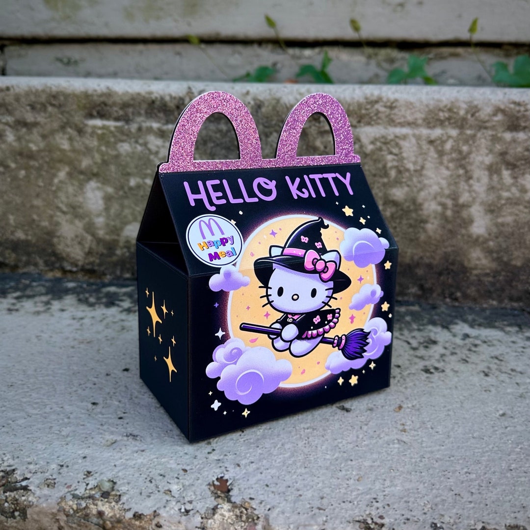 Mcdonald’s Cute Kawaii Kitty Happy Meal Halloween Collectors Box - Etsy