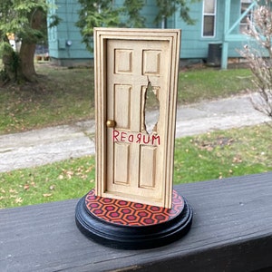 The Shining Redrum Door Horror Décor Miniature Diorama - Etsy