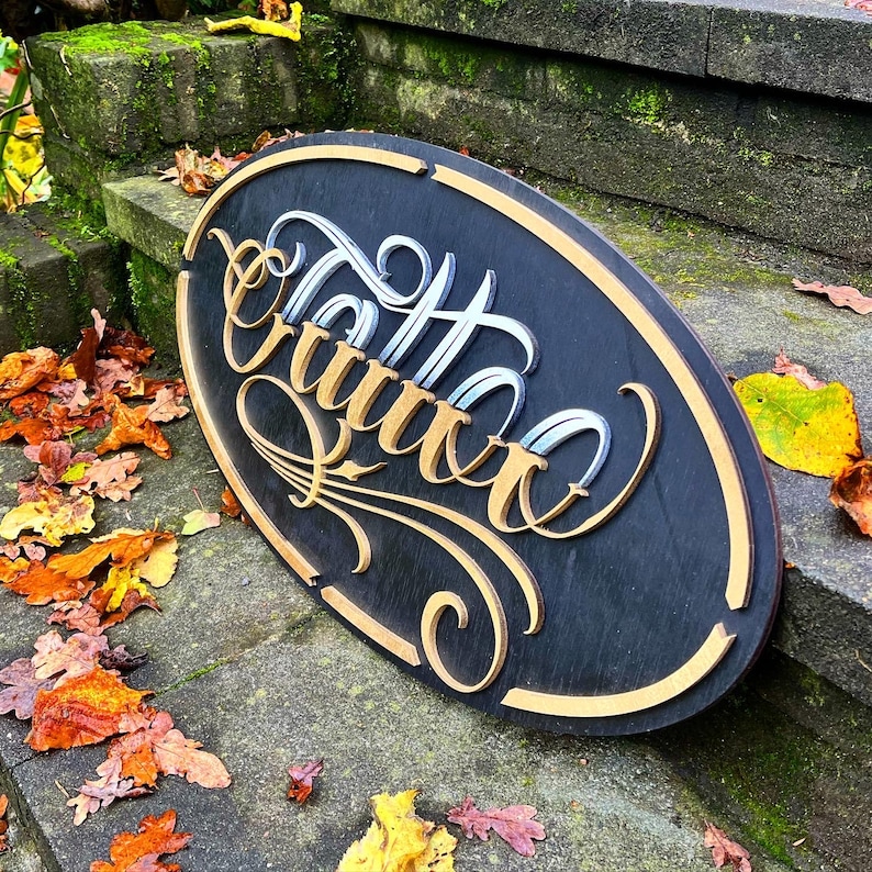 Sign Vintage Tattoo - Custom Studio & Office Decor for Tattoo Artists ...