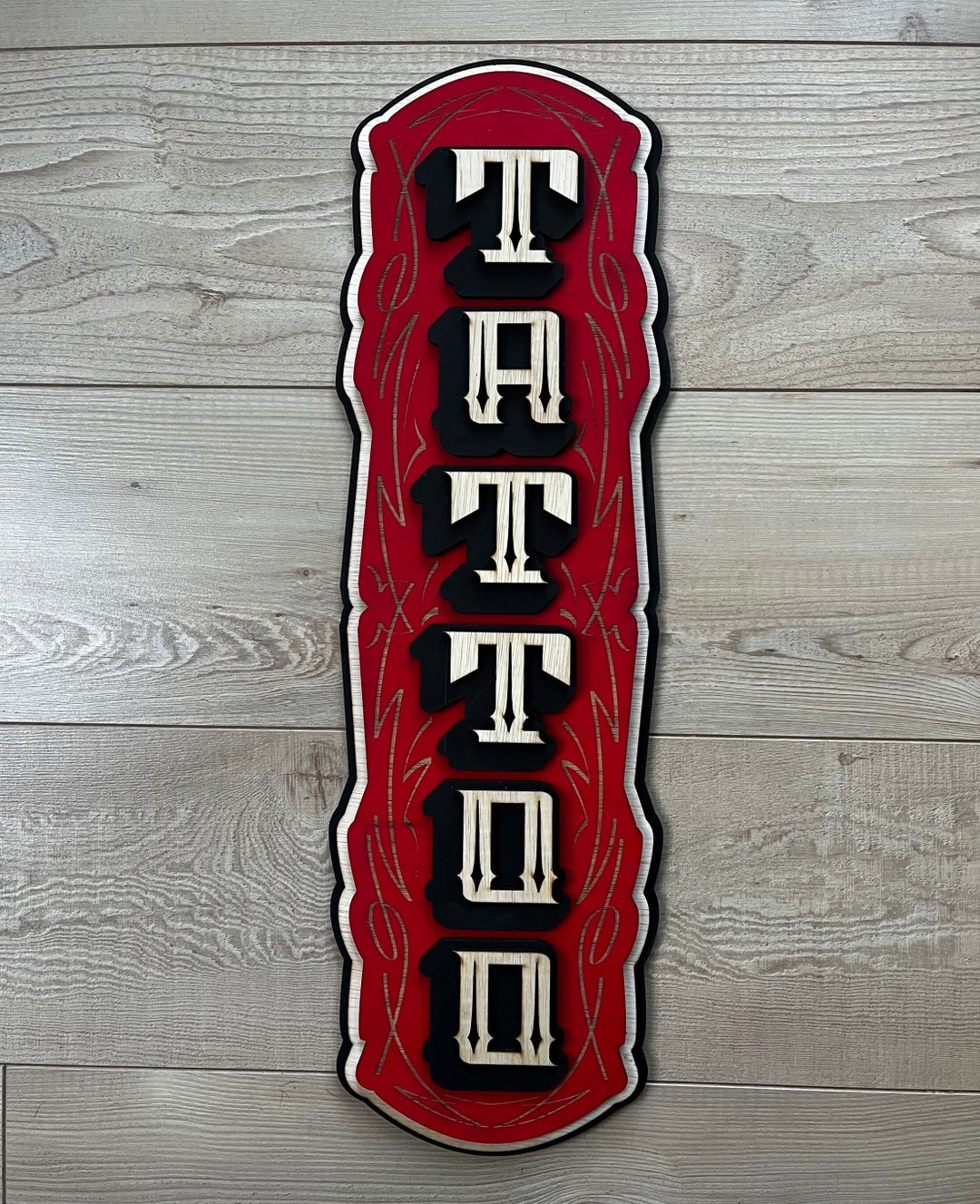 Tattoo Sign | Tattoo Shops, Studios, Man Caves, Collectors | Wall Art ...