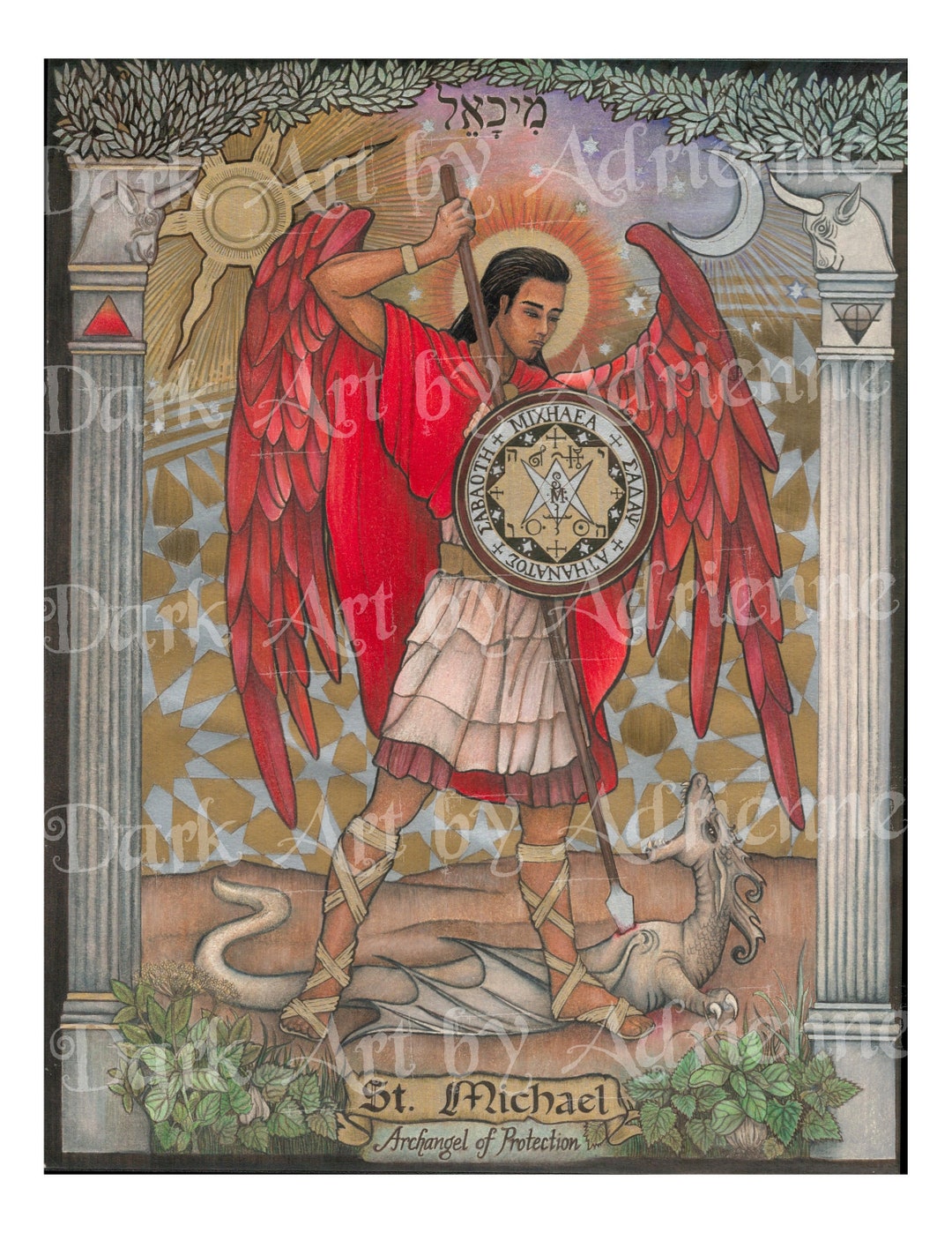 DIGITAL DOWNLOAD: St. Michael the Archangel of Protection - Etsy