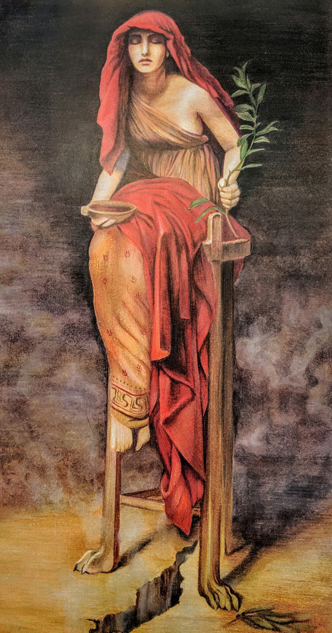 Pythia or The Oracle of Delphi | Etsy