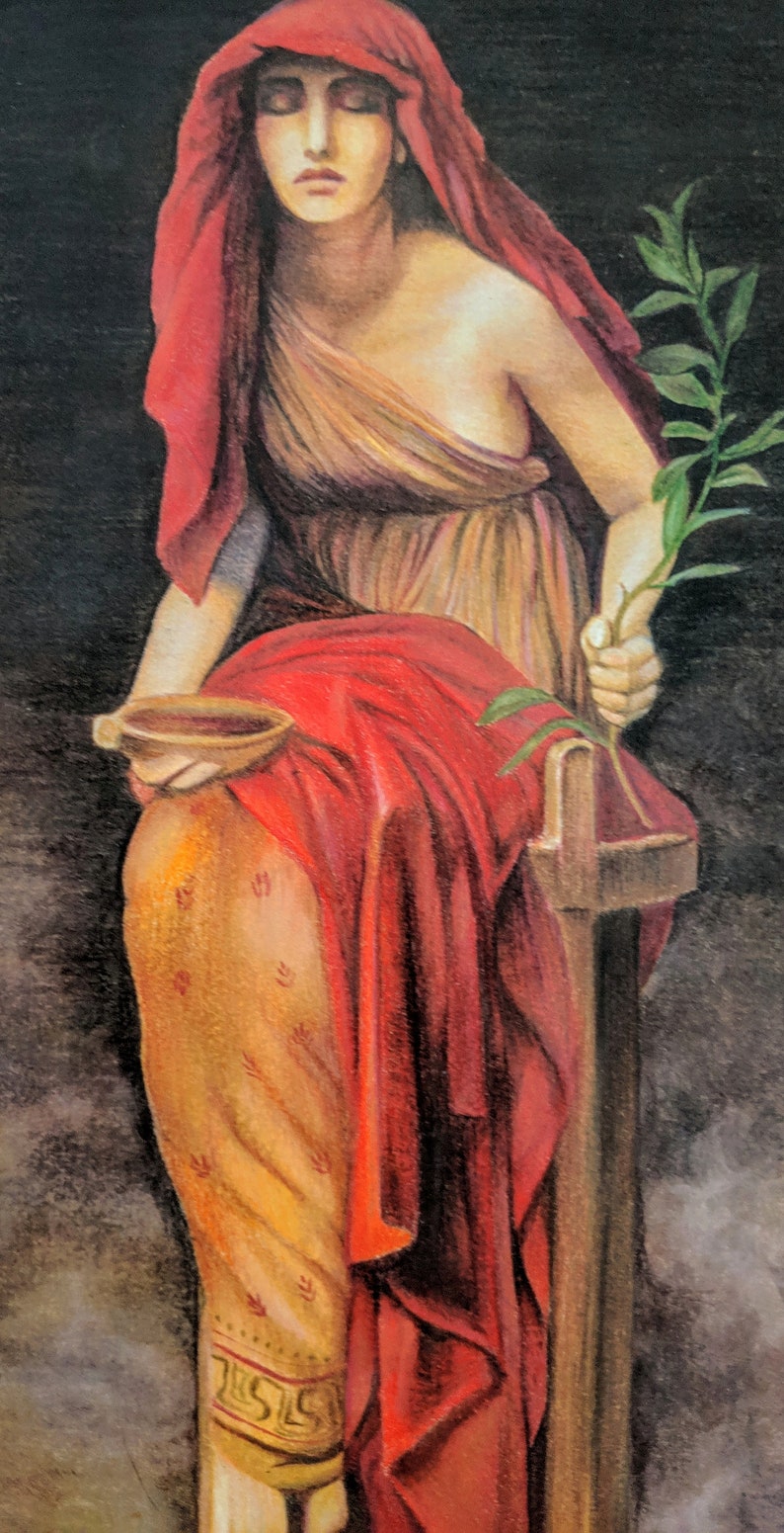 Pythia or The Oracle of Delphi | Etsy