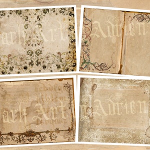 MEDIEVAL PAPERS SET: Volume One - Etsy
