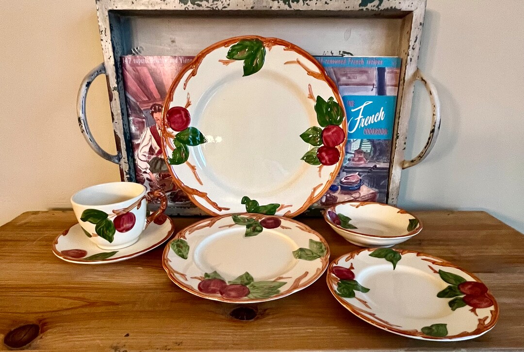 Vintage / Set of 2 / 6 Piece / Place Settings / Franciscan / Apple - Etsy