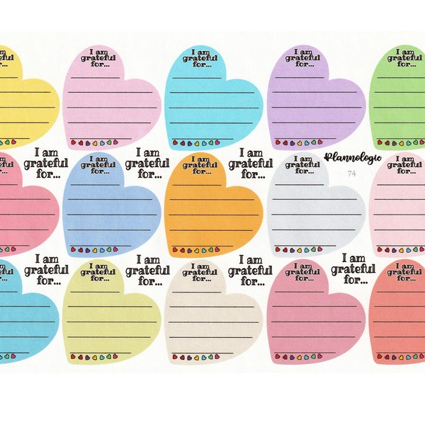 Gratitude Journal Stickers - Etsy