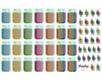 Water Drop Stickers Water Stickers Planner Stickers | Etsy