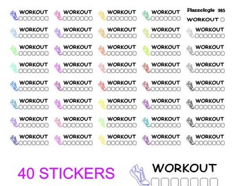 Fitness Goodnotes Modern Stickers for Wellness Planner and Workout ...