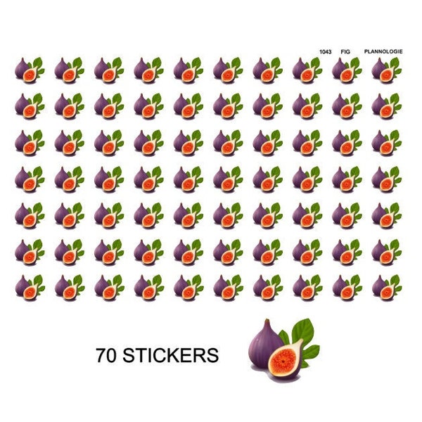 Fig Stickers - Etsy