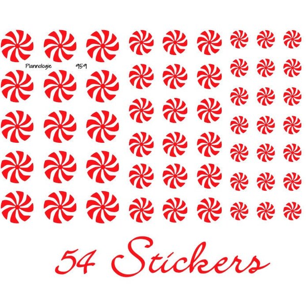 Peppermint Candies - Etsy