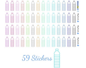 Weekly Hydration Water Intake Printable Planner Stickers for - Etsy