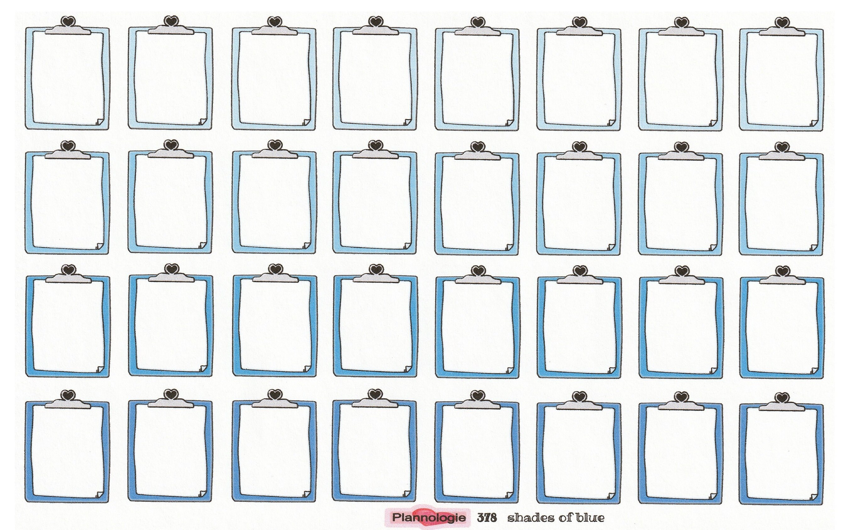 Clipboard Doodle Stickers Study Exam Test School Stickers | Etsy