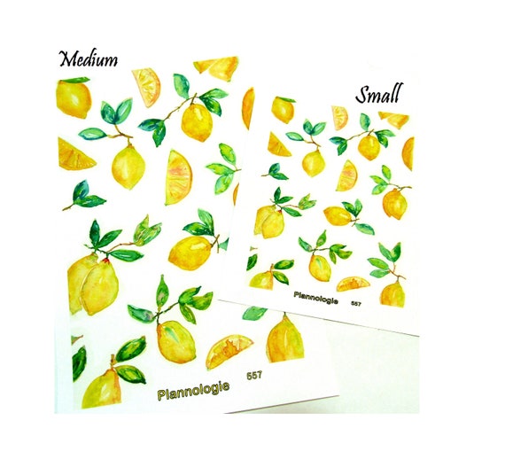 Lemon Planner Stickers | Etsy