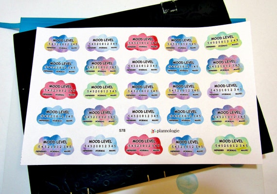 Mood Tracker Planner Stickers | Etsy