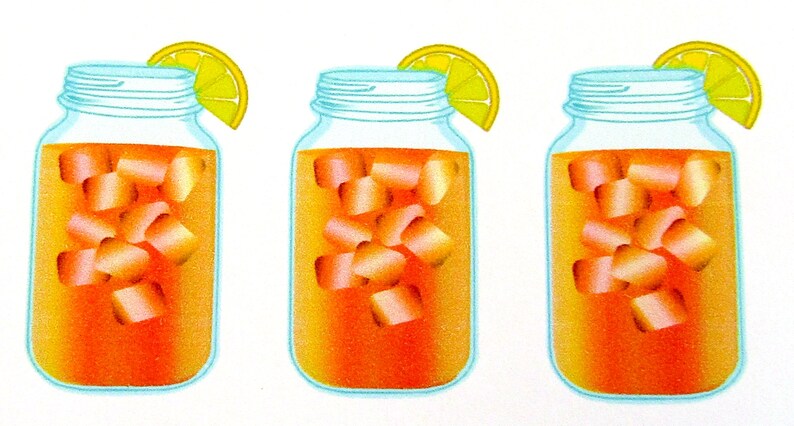 Sweet Tea Stickers Iced Tea Stickers Sweet Tea Planner - Etsy