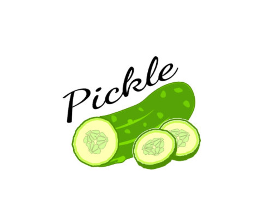 Mini Pickle Stickers - Pickle Icon - Cucumber Icon Stickers - Planner ...