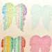 Angel Wings Stickers, Planner Stickers, BUJO Stickers, Wing Stickers - Etsy