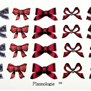 Bow Planner Stickers Ribbon Stickers Planner Stickers - Etsy