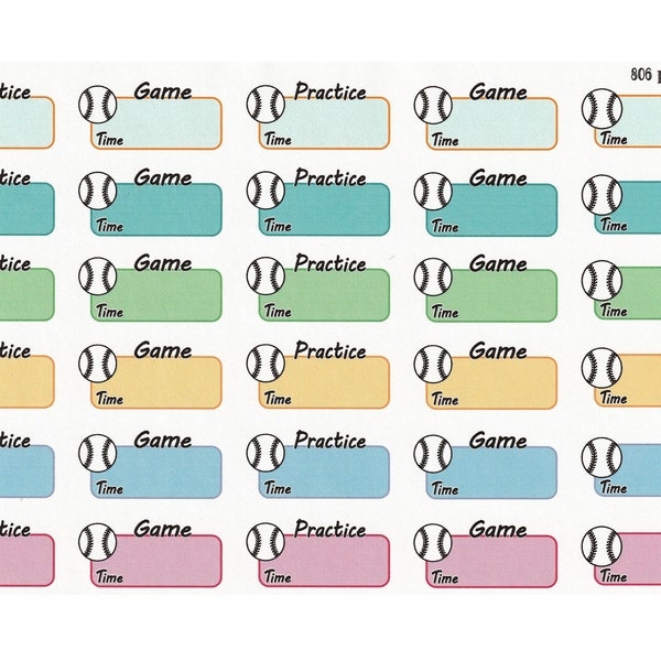 Baseball Practice Planner - Etsy