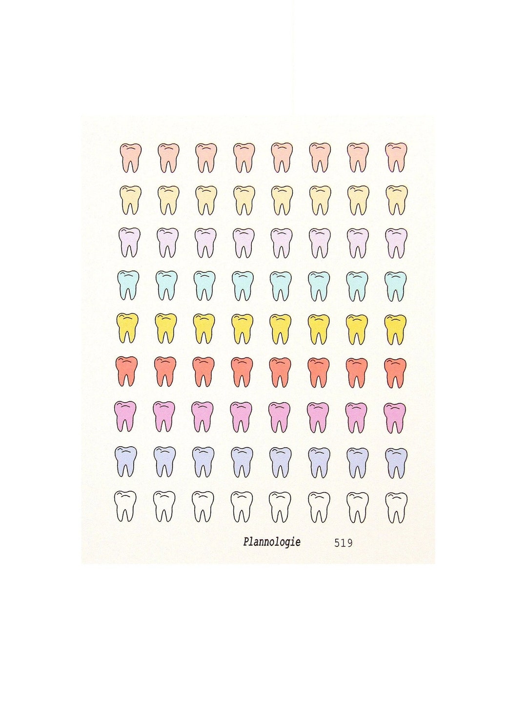 Dentist Planner Stickers Orthodontist Stickers Dental Stickers ...