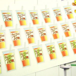 Sweet Tea Stickers - Iced Tea Stickers - Planner Stickers - Etsy